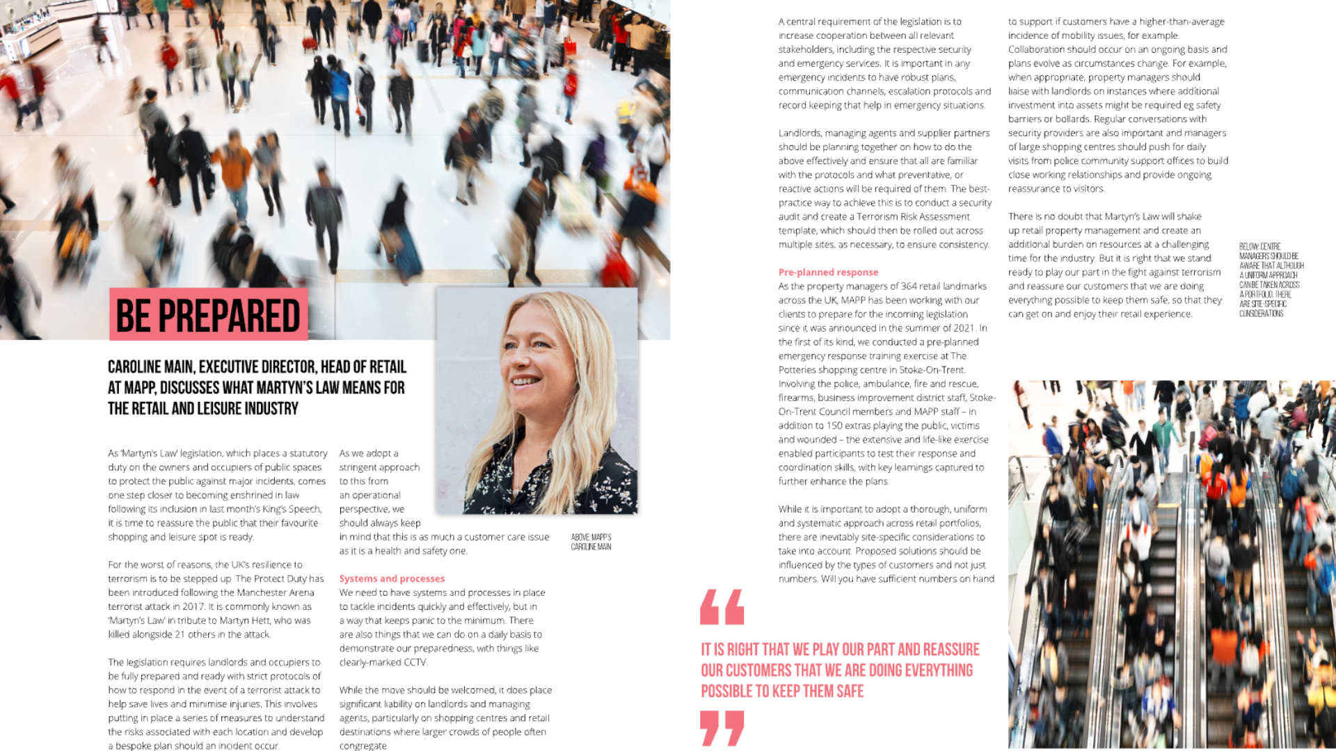 Retail Destination spotlight: Caroline Main - Martyn's Law in retail ...